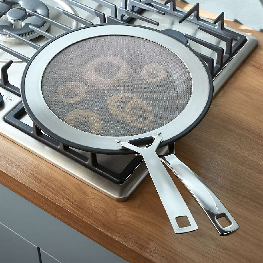 Le Creuset Grease Splatter Screen Guard for Cooking | Crate & Barrel