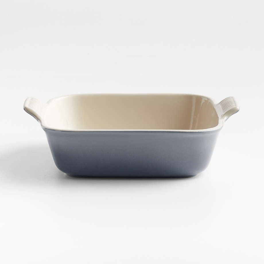 Le Creuset 3-Qt. Graphite Heritage Square Baking Dish + Reviews | Crate ...