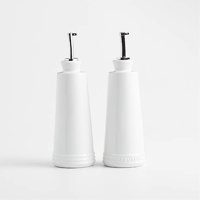 2-Piece Oil & Vinegar Cruet Set + Reviews | Crate & Barrel