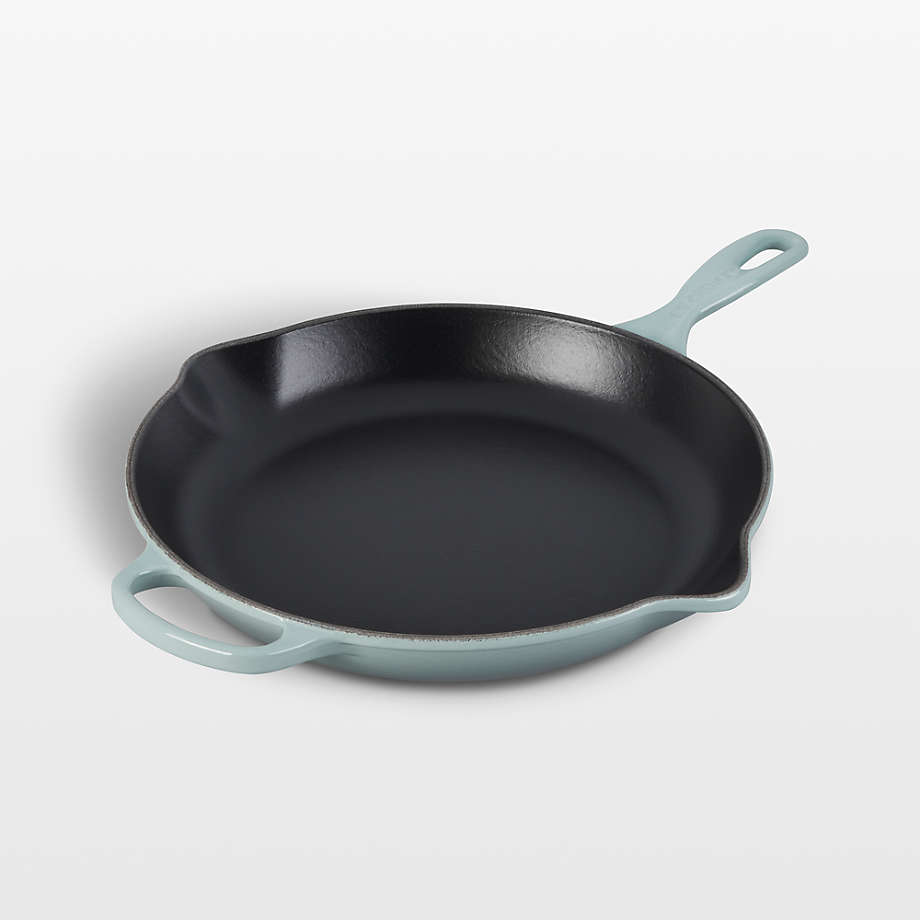 Le Creuset Signature 9" Sea Salt Blue Enameled Cast Iron Skillet ...