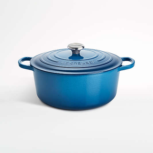 Le Creuset Marseille Blue Cookware | Crate & Barrel