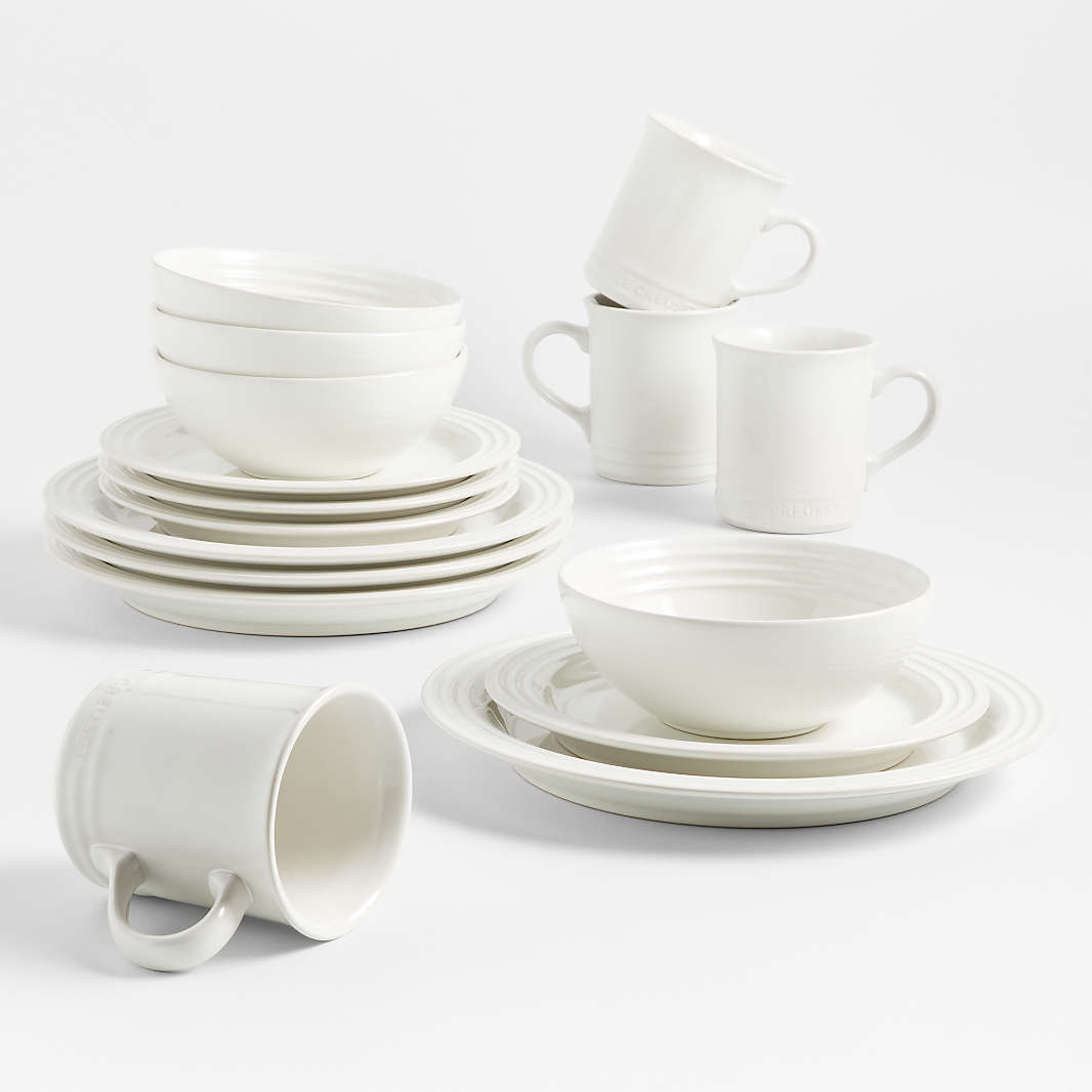 White Dinnerware Sets | Crate & Barrel