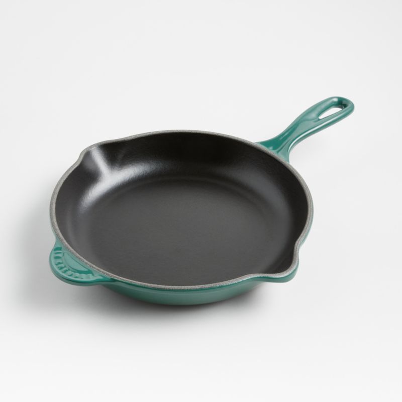 Le Creuset Classic 9" Artichaut Green Enameled Cast Iron Skillet ...