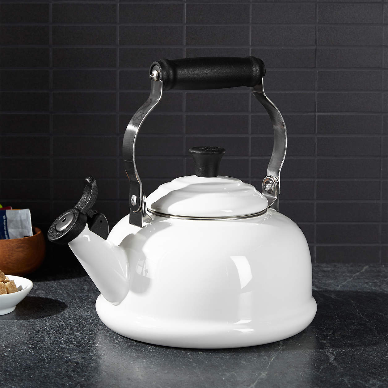 Le Creuset Classic White Kettle + Reviews | Crate & Barrel