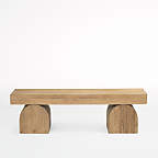 Leighton Bench + Reviews | Crate & Barrel