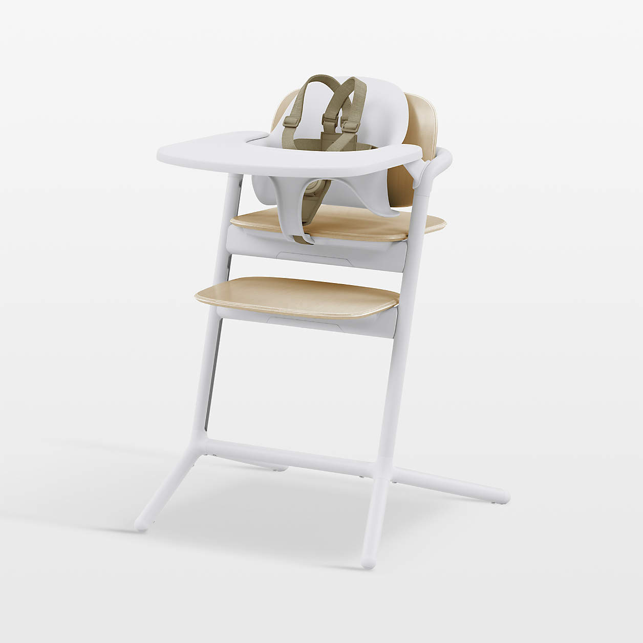 CYBEX Lemo 2 Sand White 3-in-1 Baby High Chair Set + Reviews | Crate & Kids