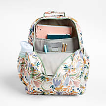 Leopard Floral Personalized Large Kids School Backpack with Side ...