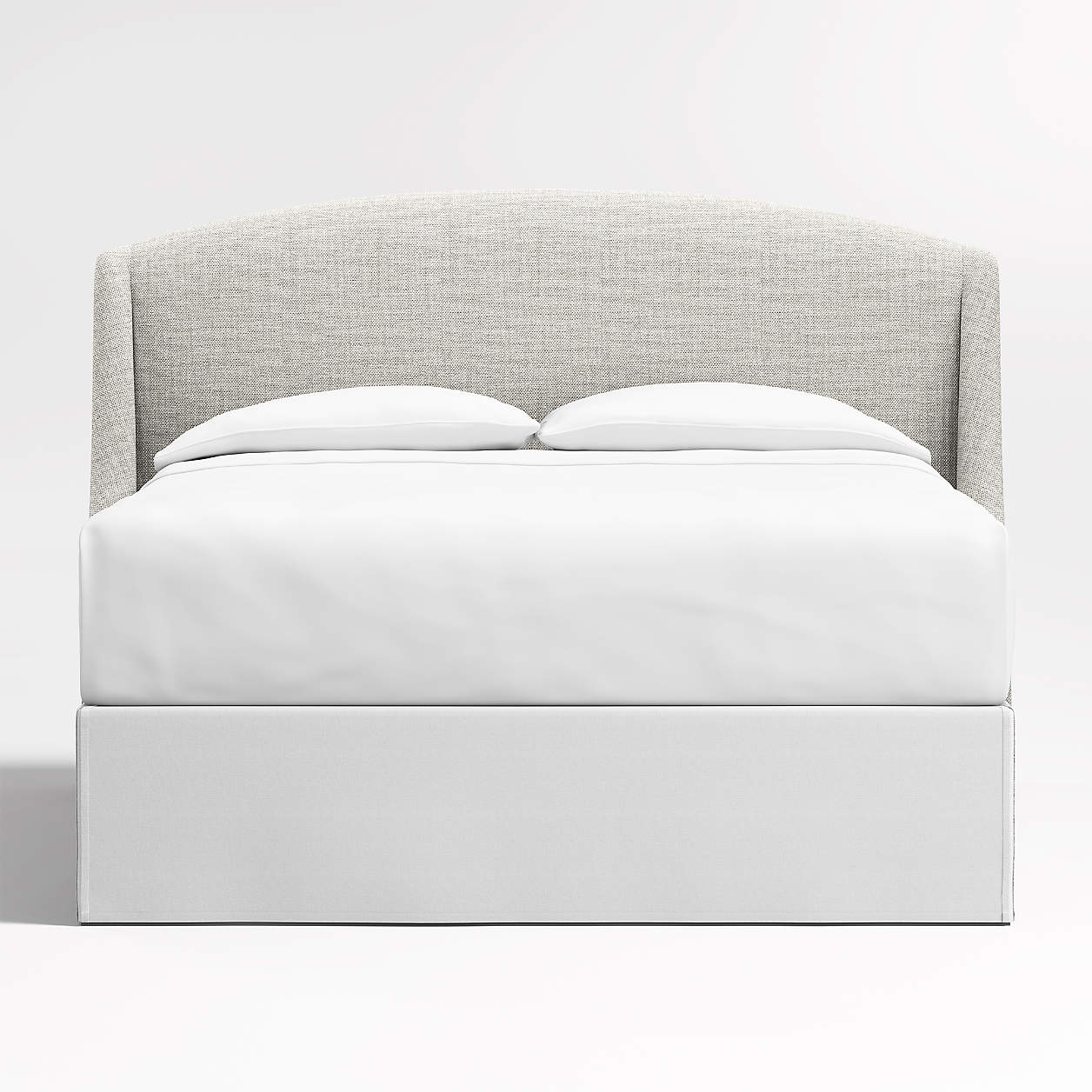 Lafayette 48" Weave Mist Grey Upholstered Queen Headboard + Reviews ...