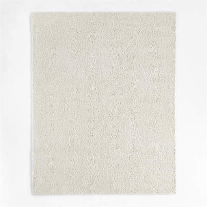 Macon Ivory and Tan Chenille Area Rug 6'x9' + Reviews | Crate & Barrel ...