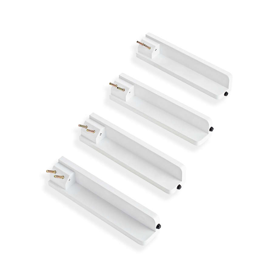 Adjustable White Wood 15" Kids Table Legs + Reviews | Crate & Kids