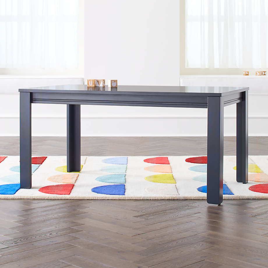 Large Charcoal Adjustable Kids Table w/ 23" Legs | Crate & Kids