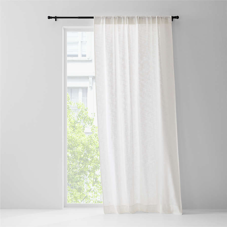 Lindstrom Organic Cotton Woolen Ivory Curtain Panel 52"x84" + Reviews ...