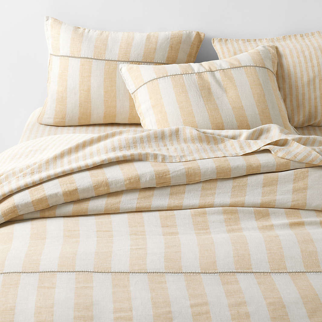 Linen Duvet Covers & Duvets | Crate & Barrel