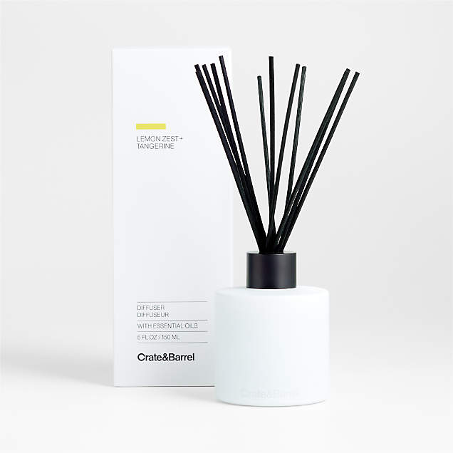 Lemon Zest + Tangerine Candle + Reviews | Crate & Barrel