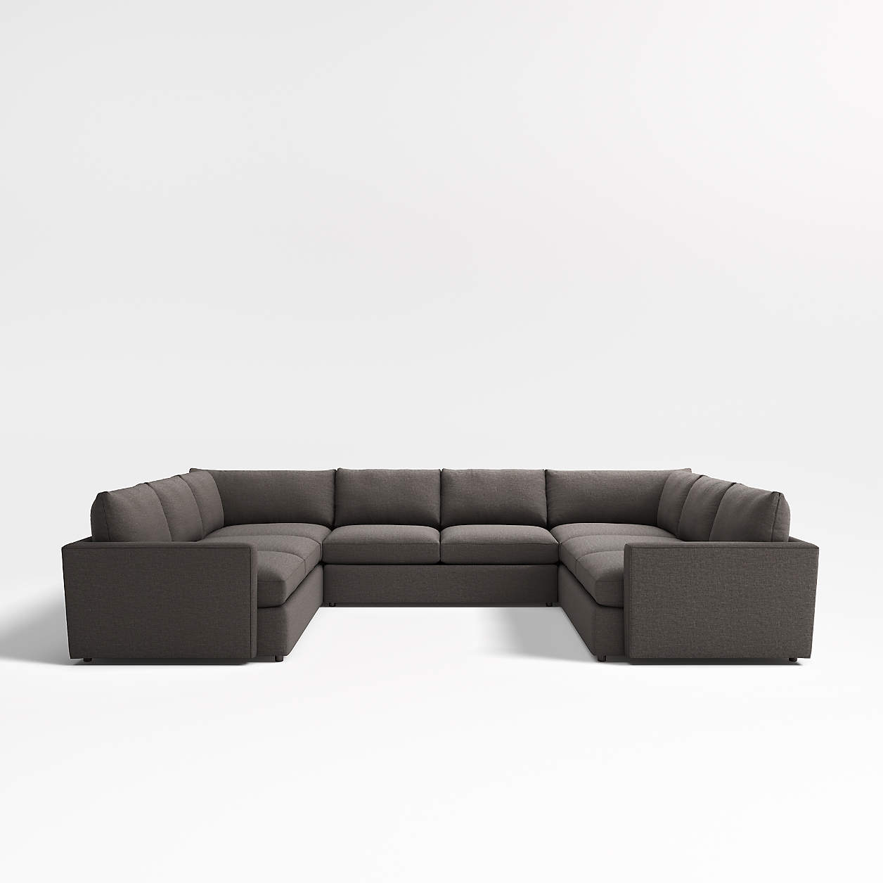 Lounge Deep 3-Piece U-Shaped Sectional Sofa + Reviews | Crate & Barrel