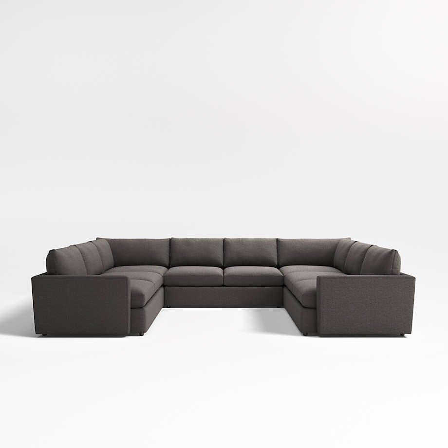 Lounge Deep 3-Piece U-Shaped Sectional Sofa + Reviews | Crate & Barrel