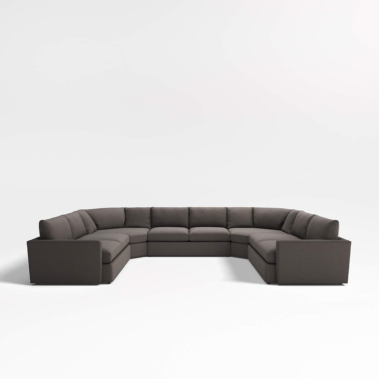 Lounge Deep 5-Piece Wedge Sectional Sofa + Reviews | Crate & Barrel