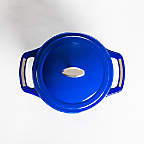 Lodge USA Enameled 3-Qt. Cast Iron Dutch Oven in Smooth Sailing Blue ...