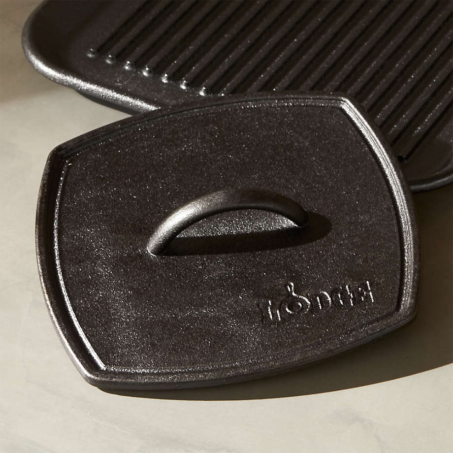 Lodge Cast Iron Panini Press + Reviews | Crate & Barrel