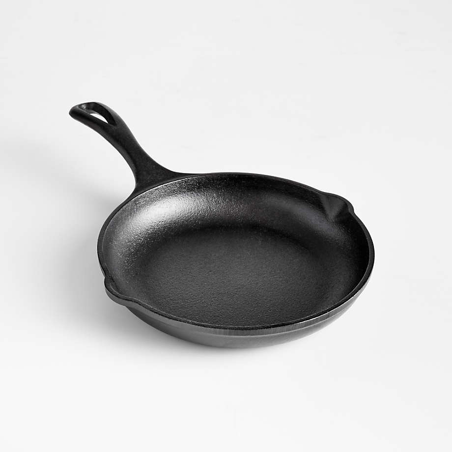 Lodge Chef Collection 8" Cast Iron Chef-Style Skillet + Reviews | Crate ...