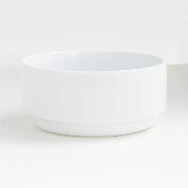 Logan Stacking Dinner Plate + Reviews | Crate & Barrel