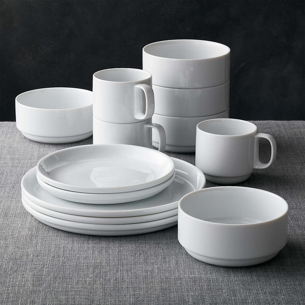 Logan Stacking Dinnerware | Crate & Barrel
