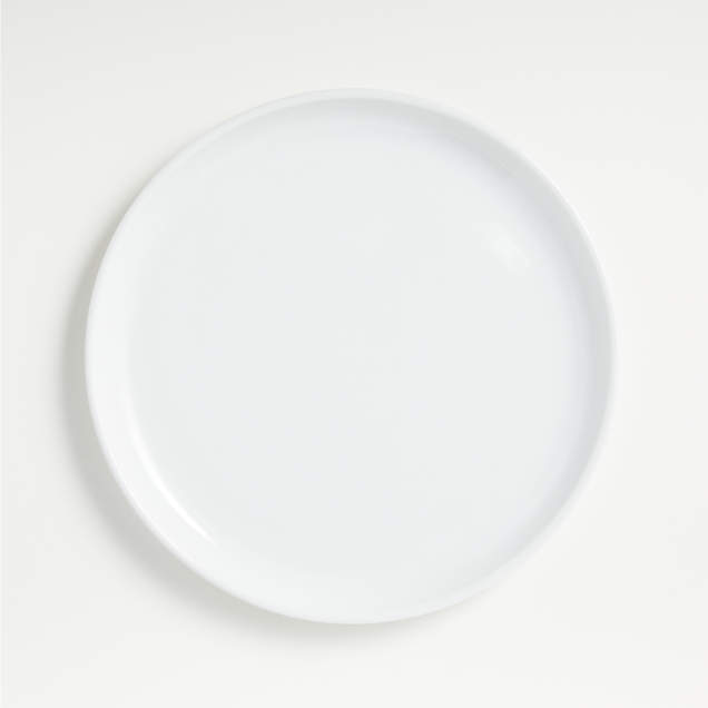 Mercer Blue Rim Round Ceramic Dinner Plate + Reviews | Crate & Barrel ...