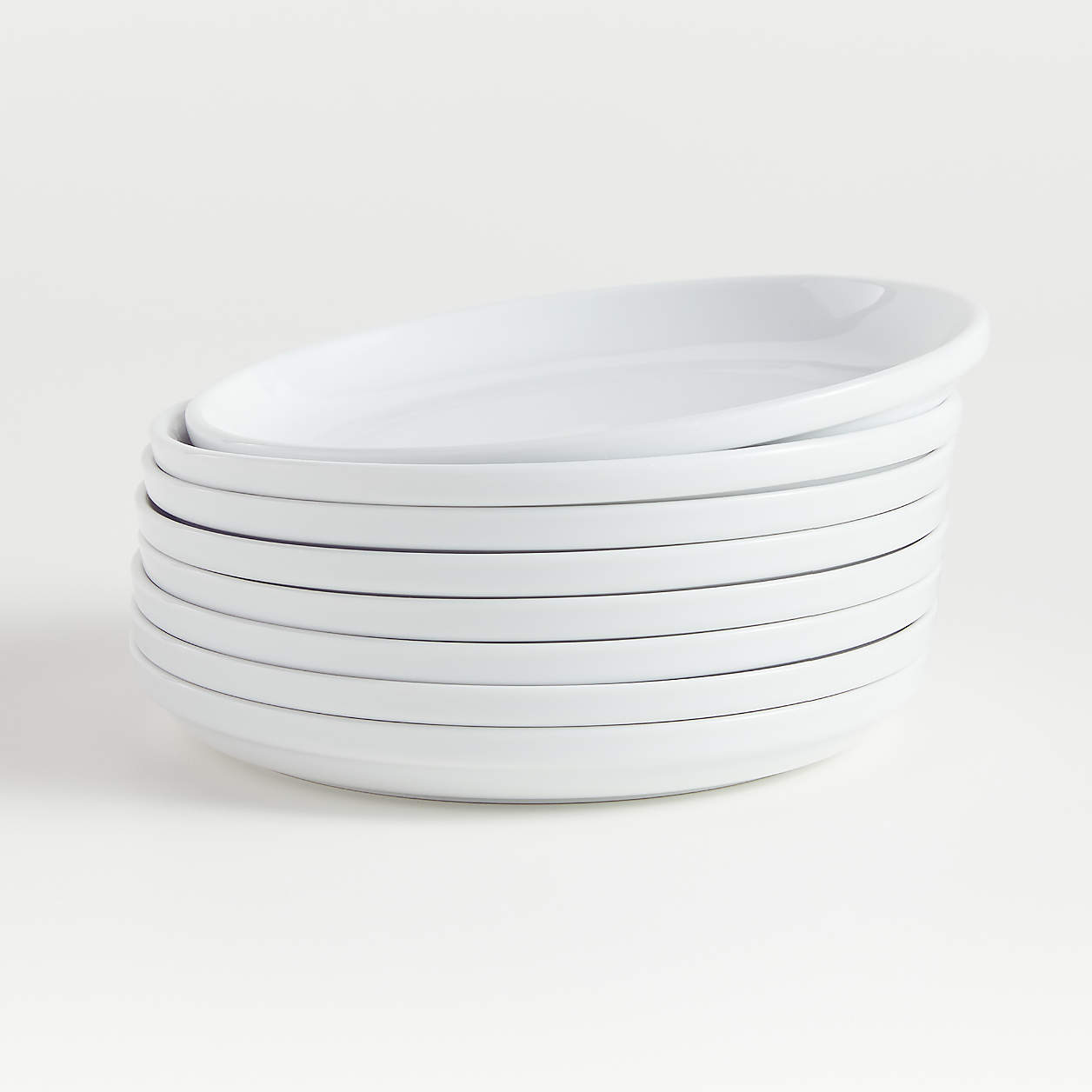 Logan Stacking Salad Plates, Set of 8 + Reviews | Crate & Barrel