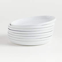 Logan Stacking Salad Plates, Set of 8 + Reviews | Crate & Barrel