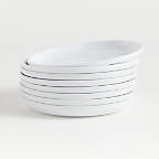 Logan Stacking Salad Plates, Set of 8 + Reviews | Crate & Barrel