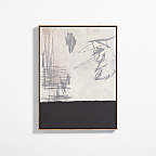 "Look Beneath the Surface I" Framed Beige 30"x40" Wall Art Print by ...