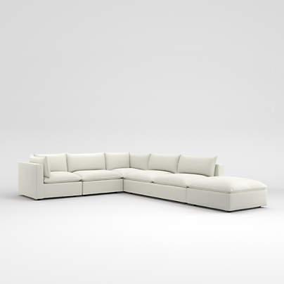 Lotus Deep Modular 3-Piece Extra Long Low Sofa Sectional + Reviews ...