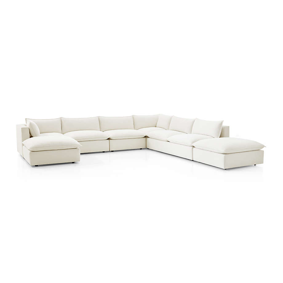 7 Piece Modular Sectional Sofa | Baci Living Room