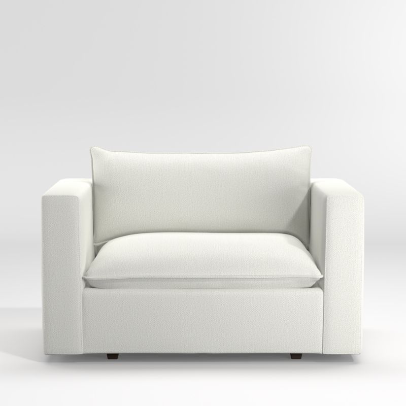 Lotus Deep Chair and a Half + Reviews | Crate & Barrel