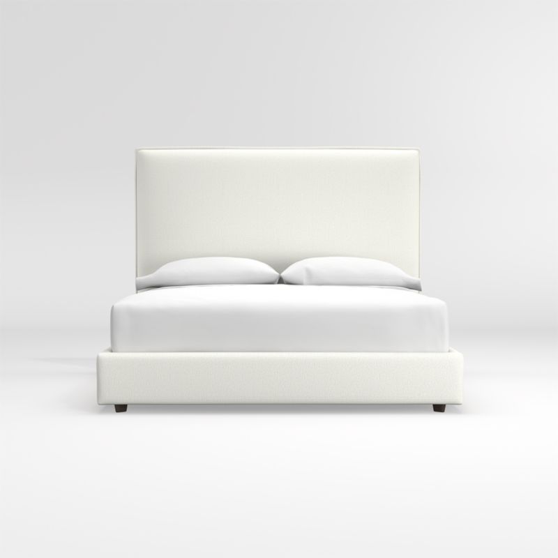 Lotus Upholstered Bed with 53.5" Headboard | Crate & Barrel Canada