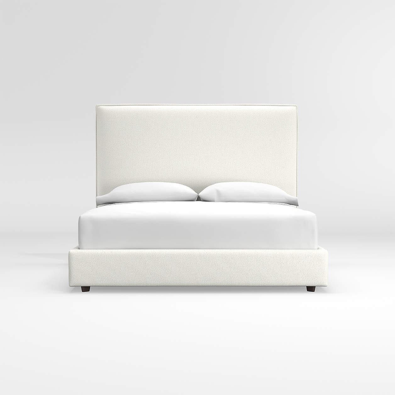 Lotus Upholstered Bed with 53.5" Headboard | Crate & Barrel