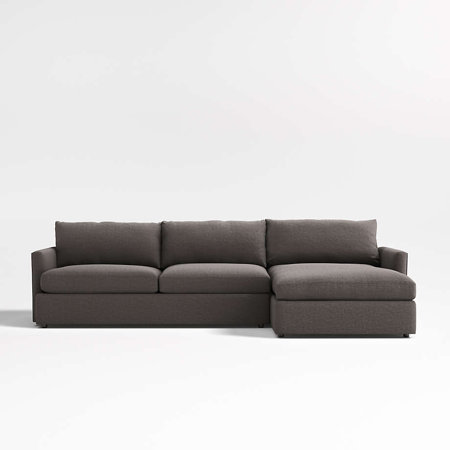 Lounge 2-Piece Sectional Sofa + Reviews | Crate & Barrel