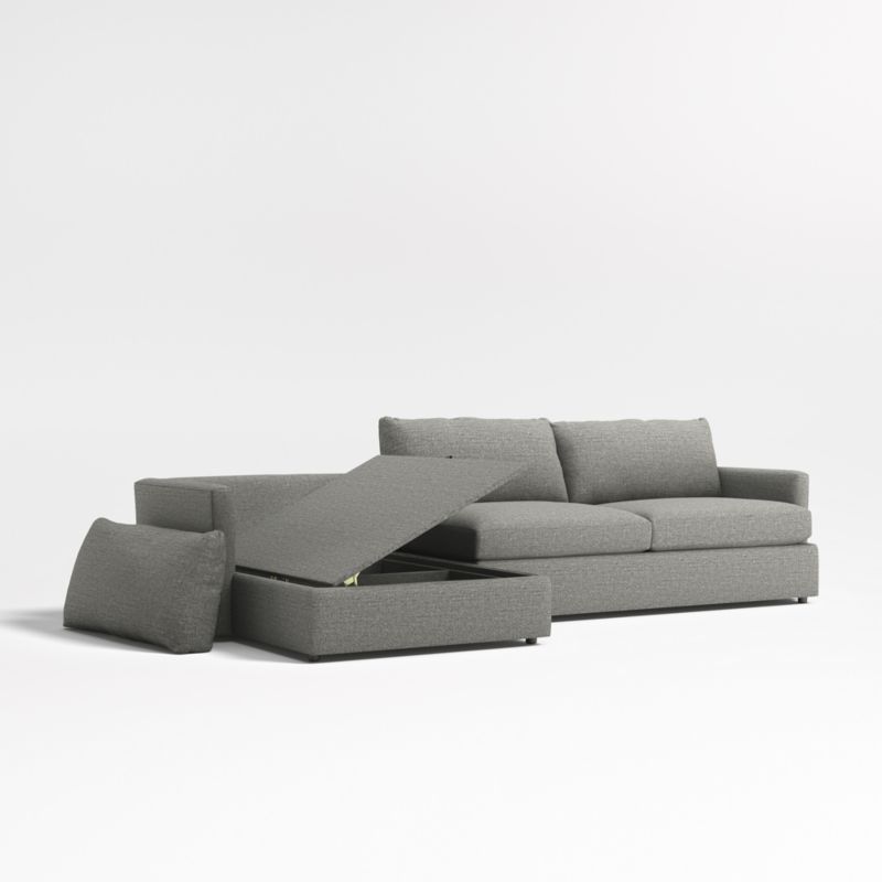 Lounge 2-Piece Sectional Sofa with Left-Arm Storage Chaise + Reviews ...