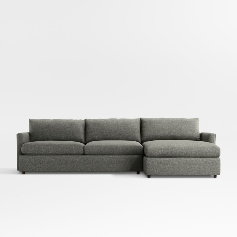 Lounge 2-Piece Sectional Sofa + Reviews | Crate & Barrel