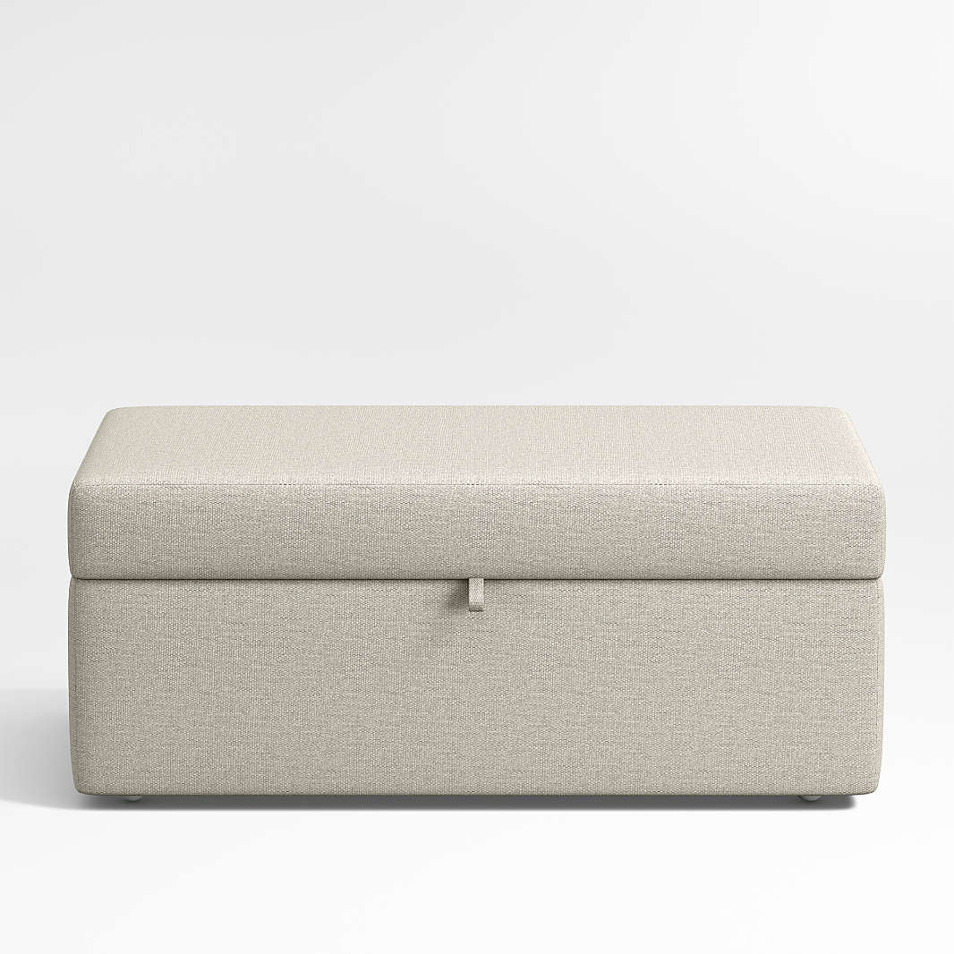 Storage Ottomans, Modern Ottomans & Leather Cubes | Crate & Barrel