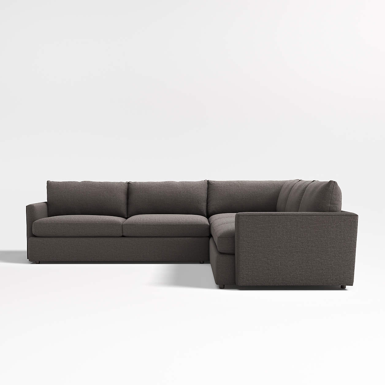 Lounge Deep 2-Piece L-Shaped Sectional + Reviews | Crate & Barrel