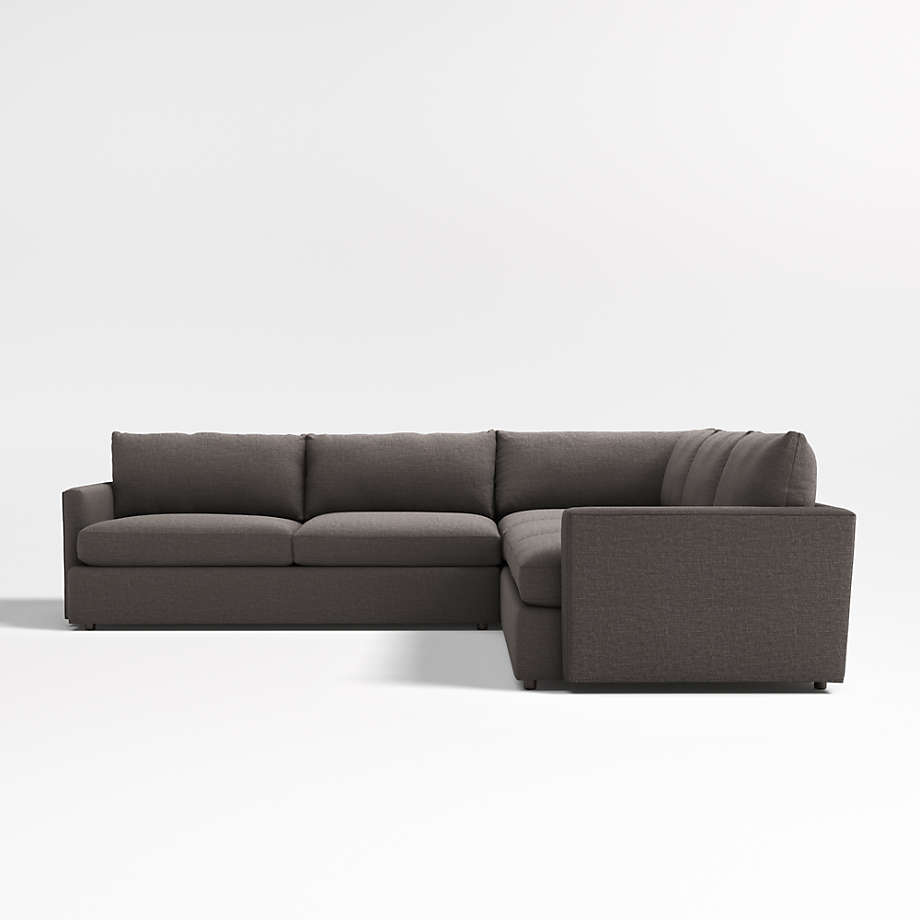 Lounge Deep 2-Piece L-Shaped Sectional + Reviews | Crate & Barrel