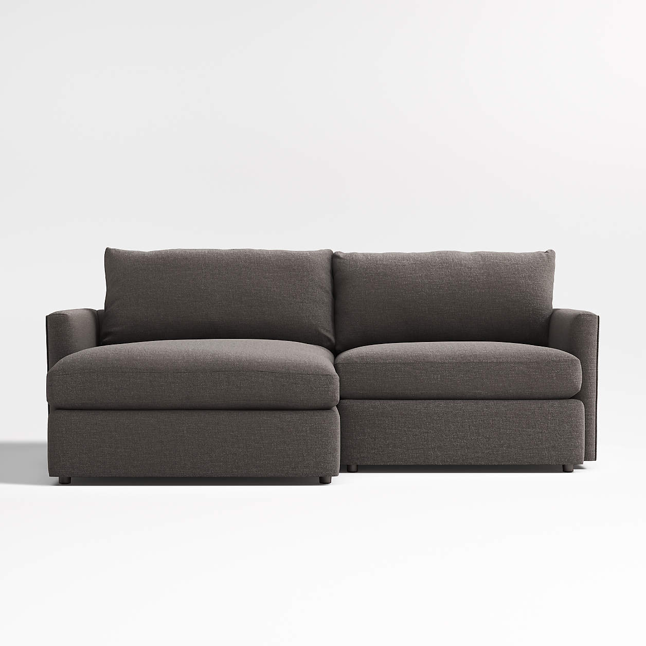 Lounge Deep 2-Piece Small-Space Sectional with Storage Chaise + Reviews ...
