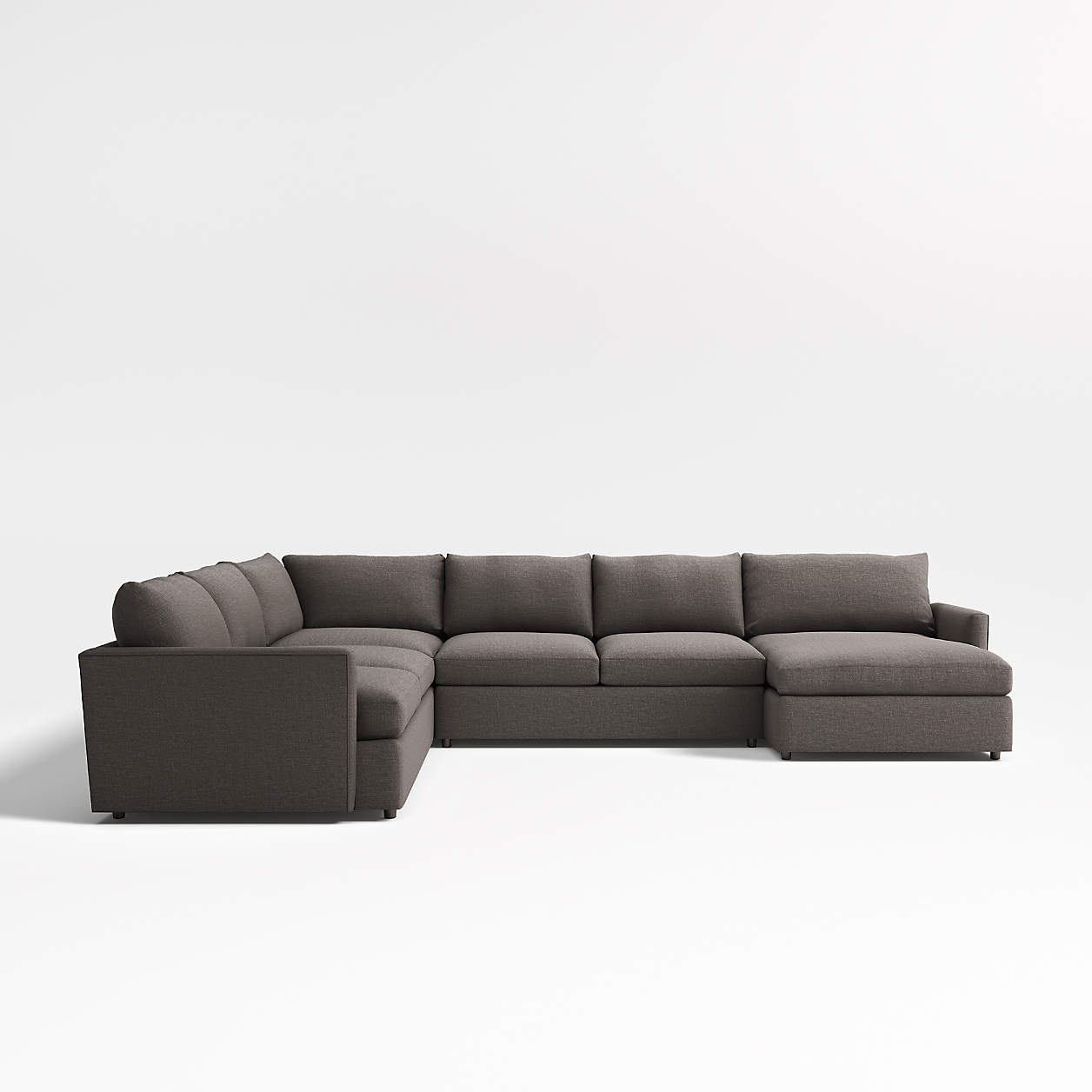 Lounge Deep 4-Piece Sectional Sofa + Reviews | Crate & Barrel