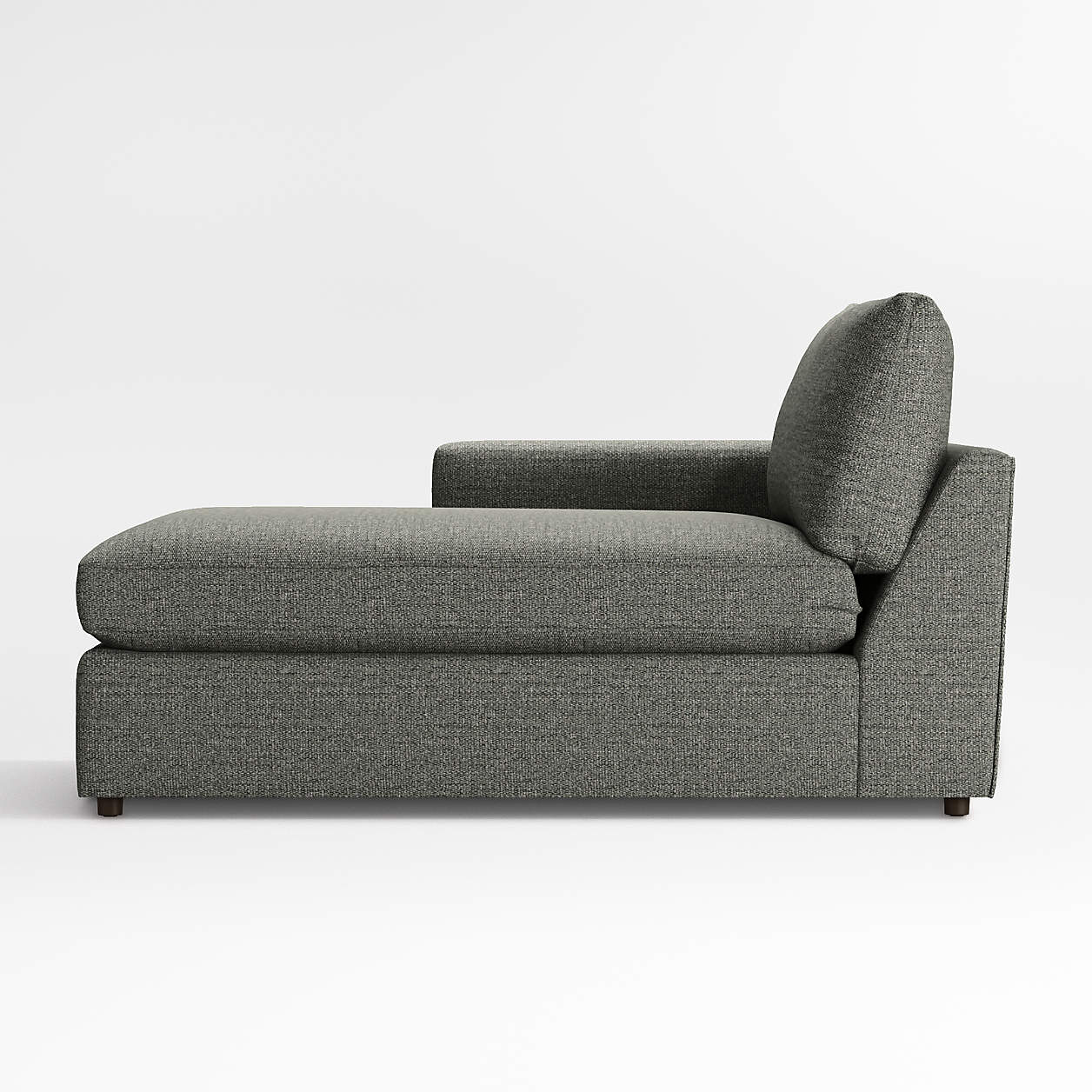 Lounge Deep Left Arm Chaise Lounge + Reviews | Crate & Barrel