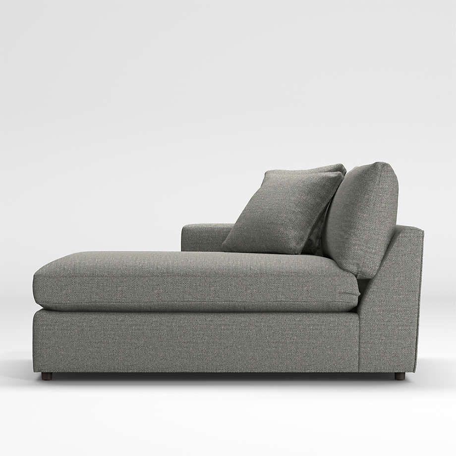 Lounge Deep Left Arm Chaise Lounge + Reviews | Crate & Barrel