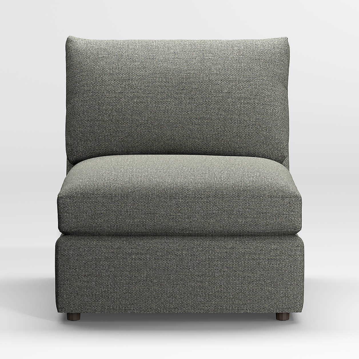 Lounge 32" Armless Chair + Reviews | Crate & Barrel