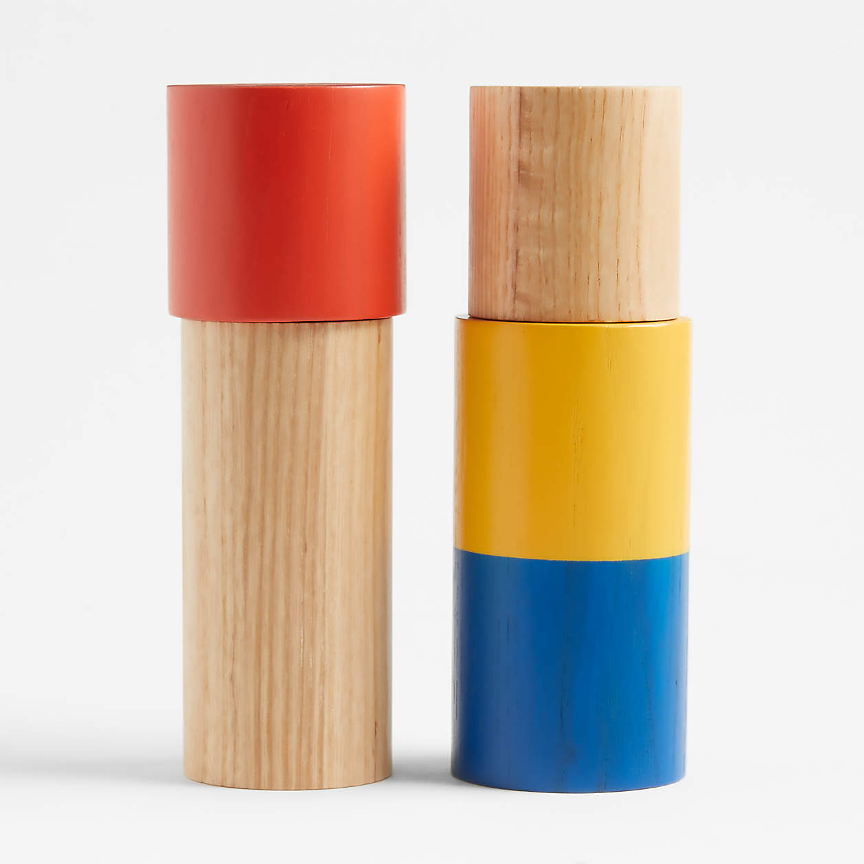 Wooden Salt and Pepper Mills by Molly Baz | Crate & Barrel