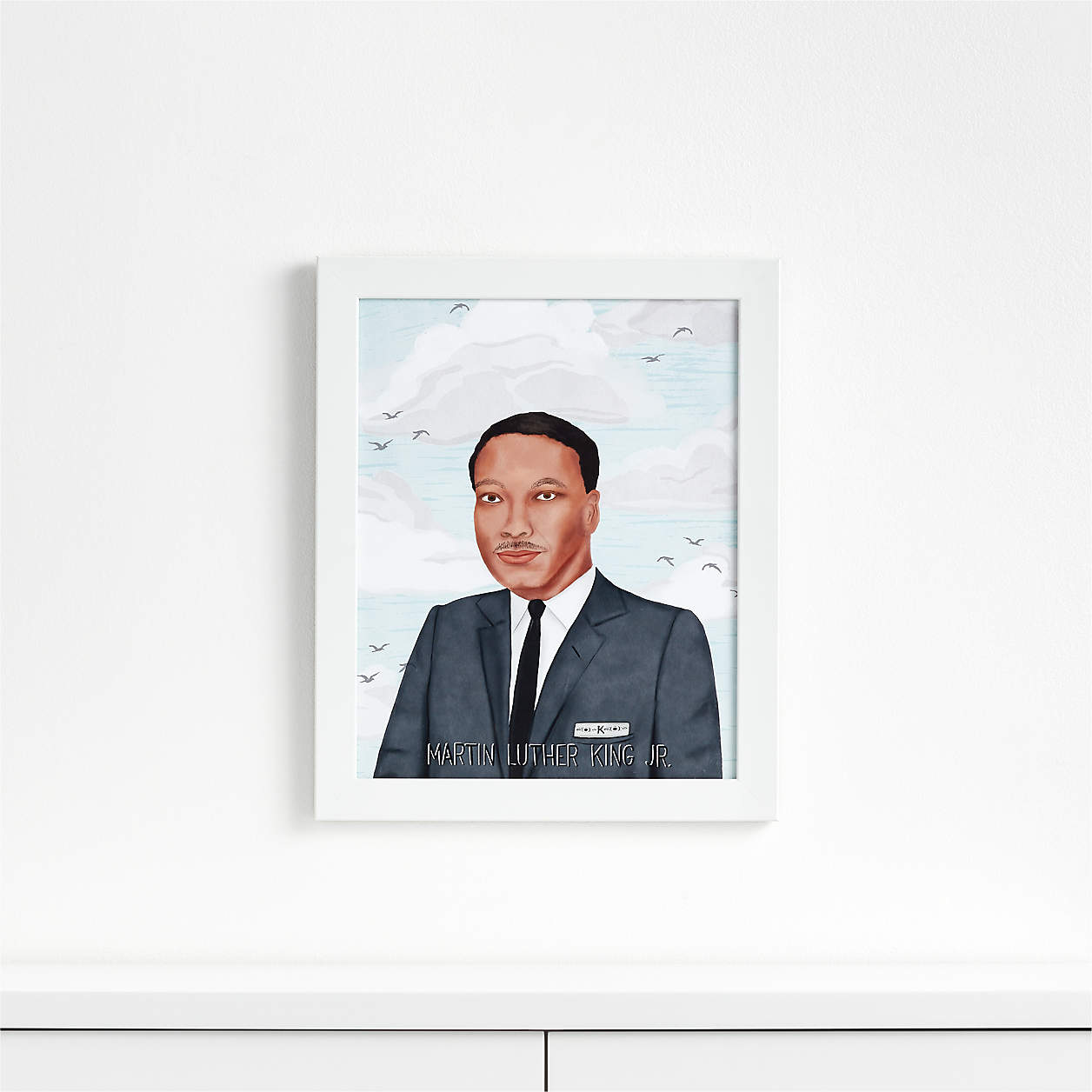 Martin Luther King Jr. Framed Art Print | Crate & Kids