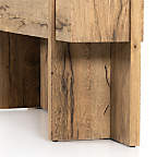 Mackinley 78.75" Rectangular Natural Oak Wood Console Table + Reviews ...